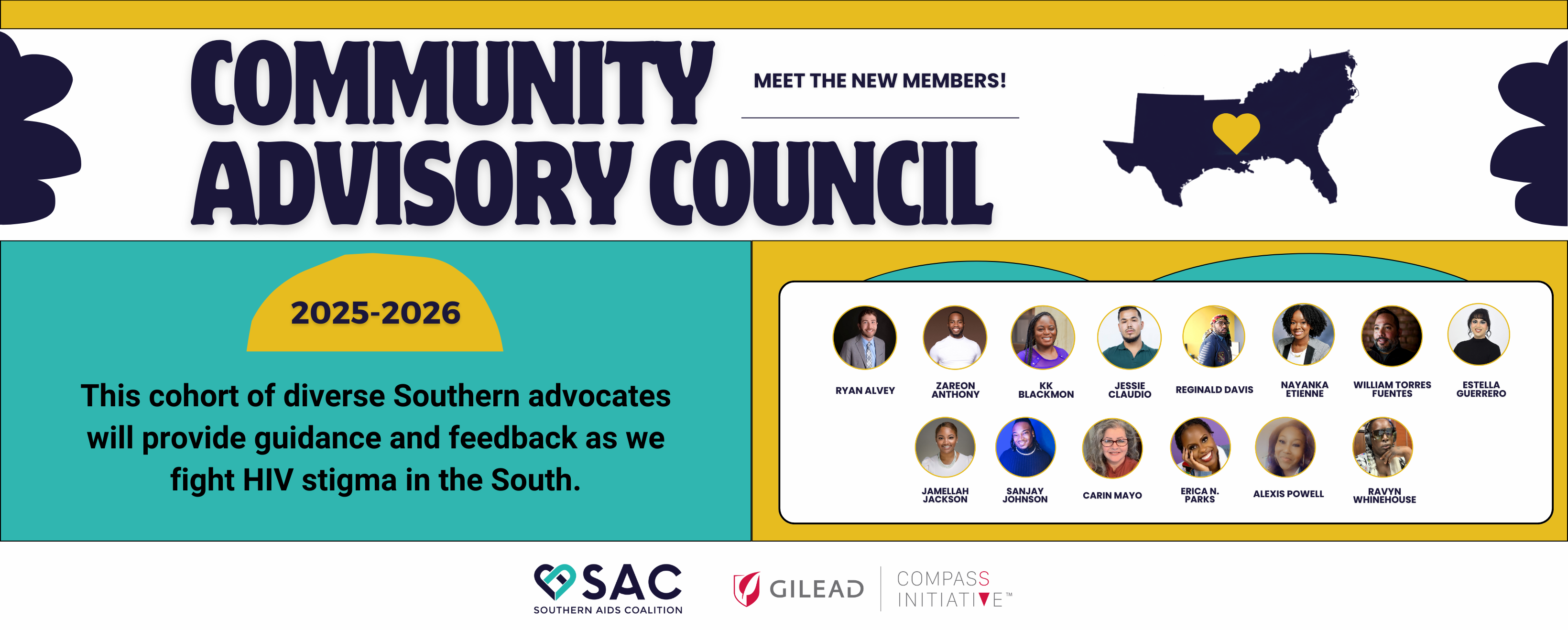 Southern AIDS Coalition Announces 2025–2026 Community Advisory Council ...