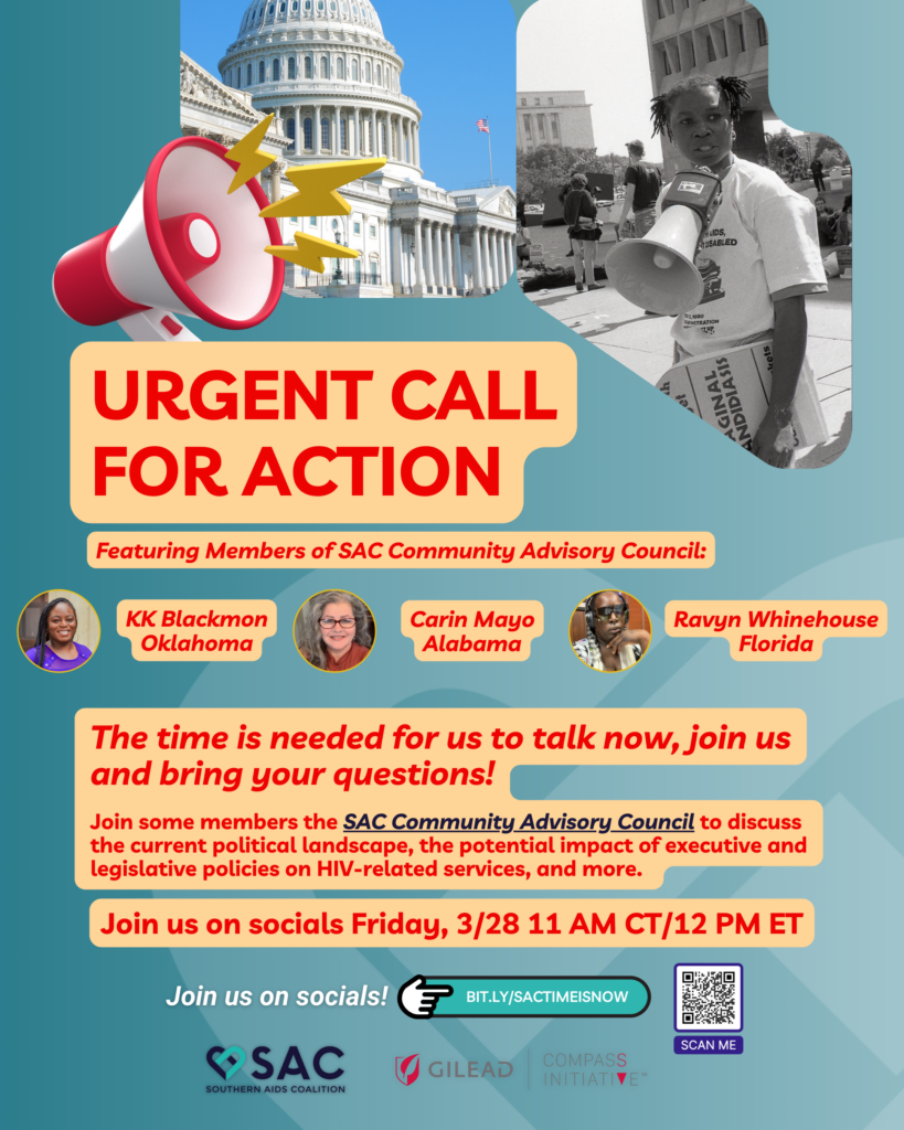 Urgent Call for Action - Southern AIDS Coalition